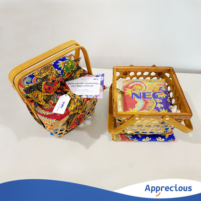 Eco Craft Box with Batik Ribbon